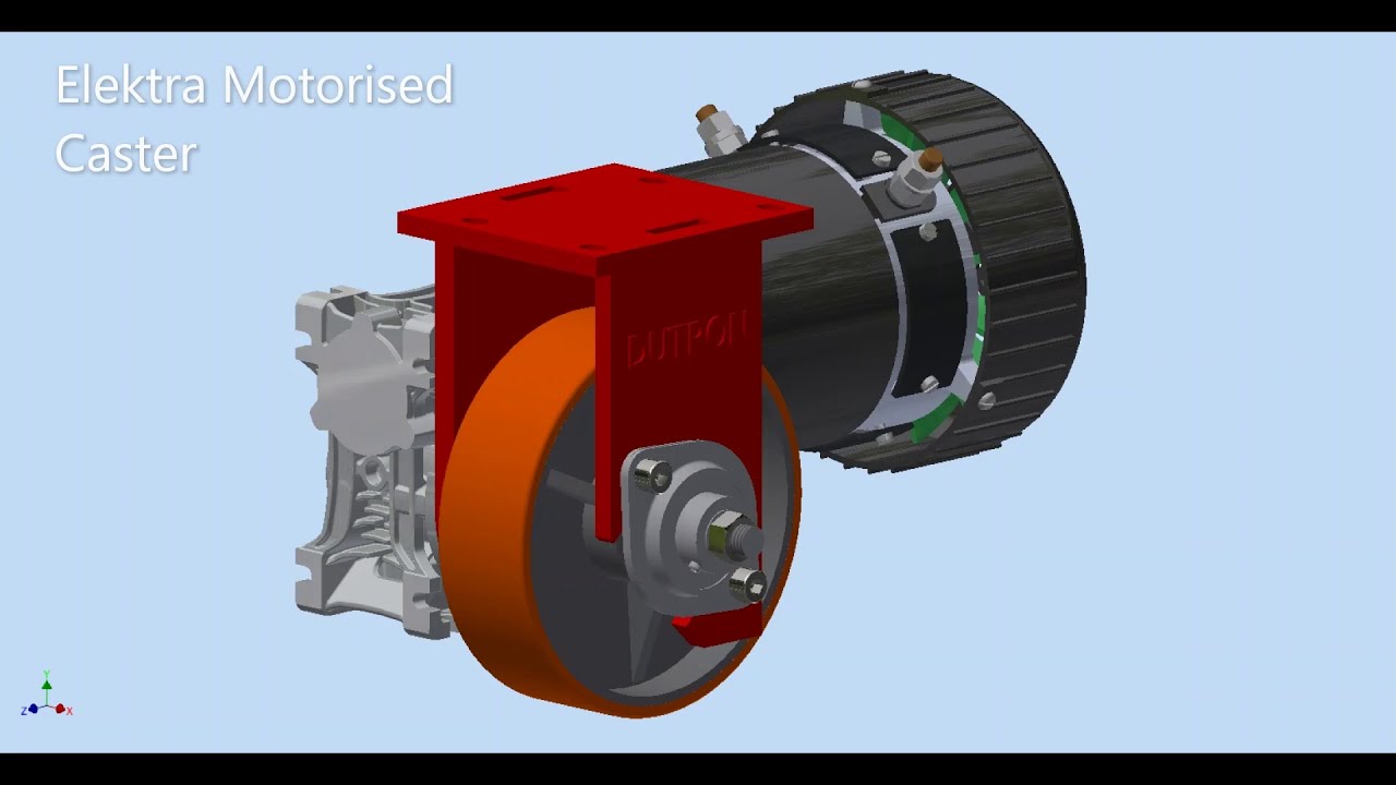 Elektra Motorised Caster - YouTube