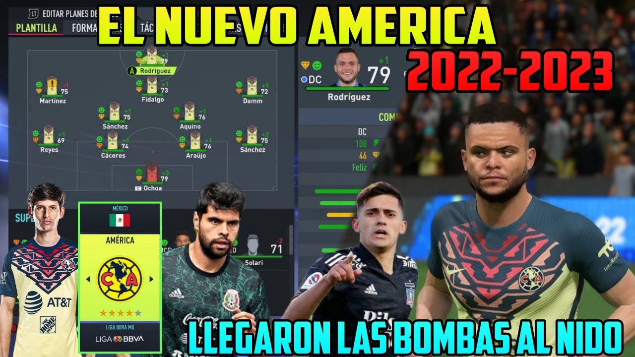 Las Nuevas Aguilacticas del América en FIFA 22 FT Cabecita Rodríguez ...