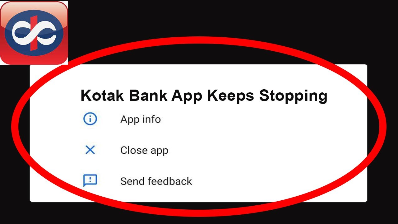 Kotak Bank App Keeps Stopping Problem Solved Android & iOS - Kotak Bank ...