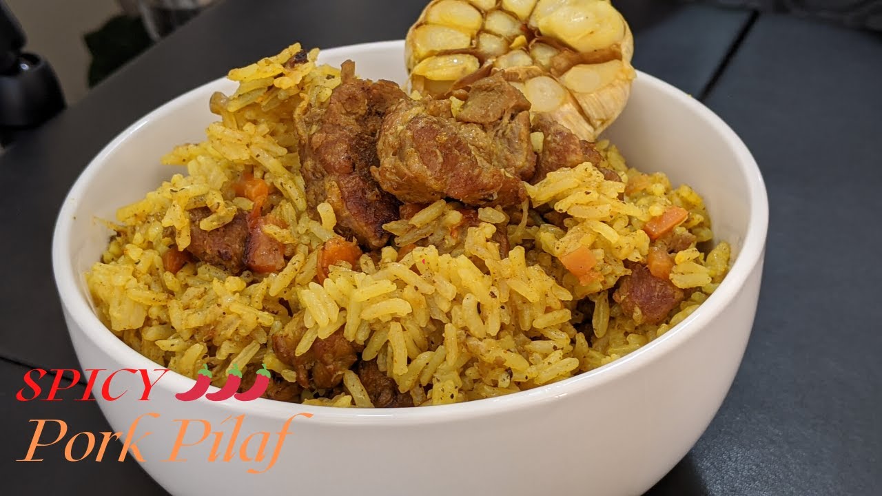 Spicy Pork Pilaf - YouTube