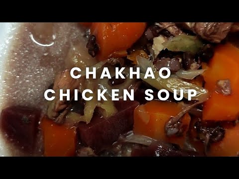 Chicken soup with Chakhao Rice ( purple rice) - Everyone should try ...