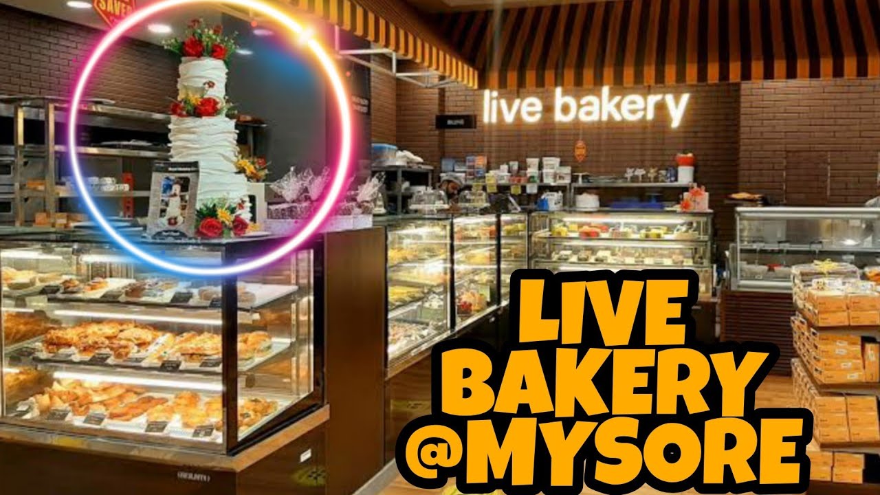 LIVE BAKERY @ MYSORE|#ROYALWEDDINGCAKE |MALL OF MYSORE|ANU RESHU'S ...