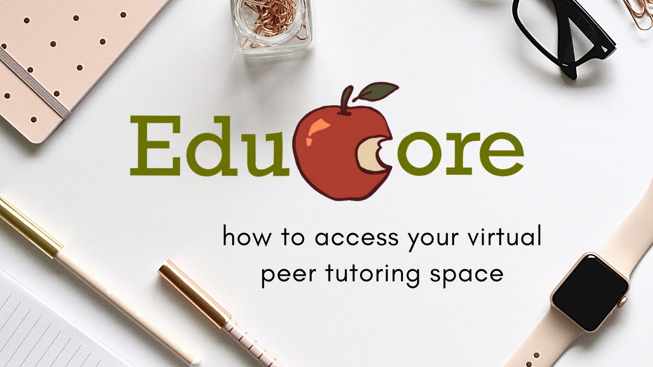 How to sign up for Educore Peer Tutoring - YouTube