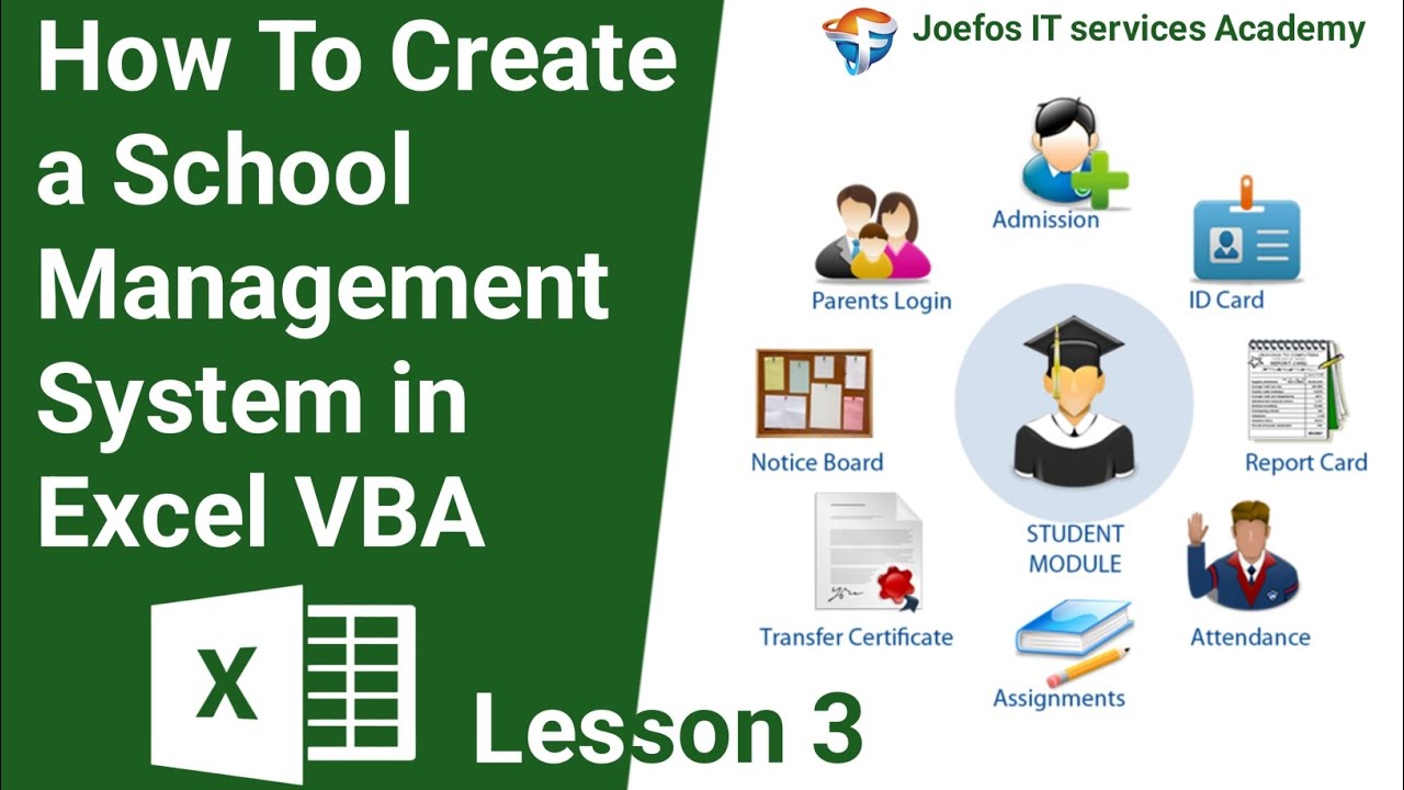 How To Create A School Management System in Microsoft Excel | Step-by ...