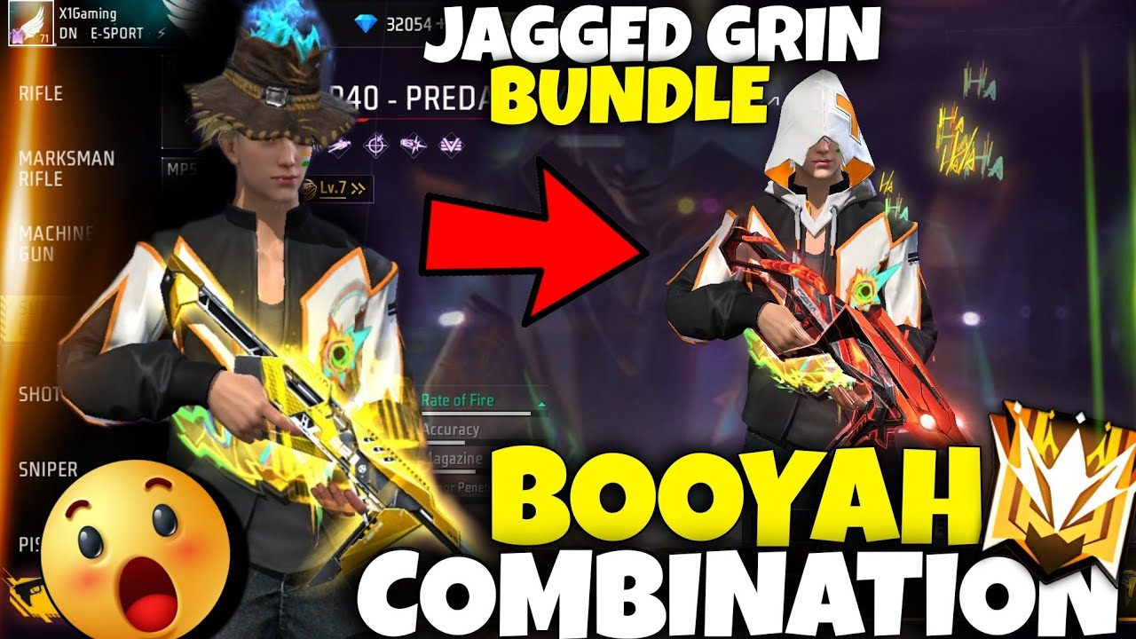 October FF New Bundle Combination ️Jagged Grin Bundles Combination ...