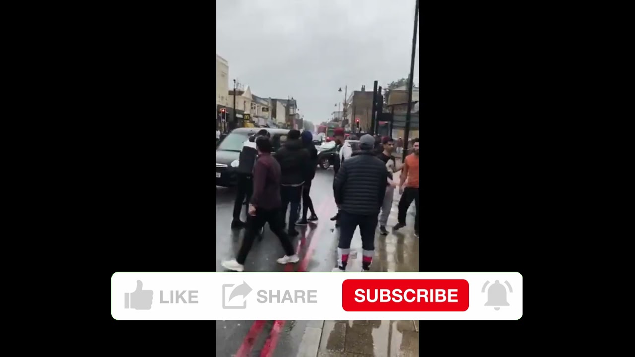 Fighting In London Streets (Tottenham) 20,06,2021 - YouTube