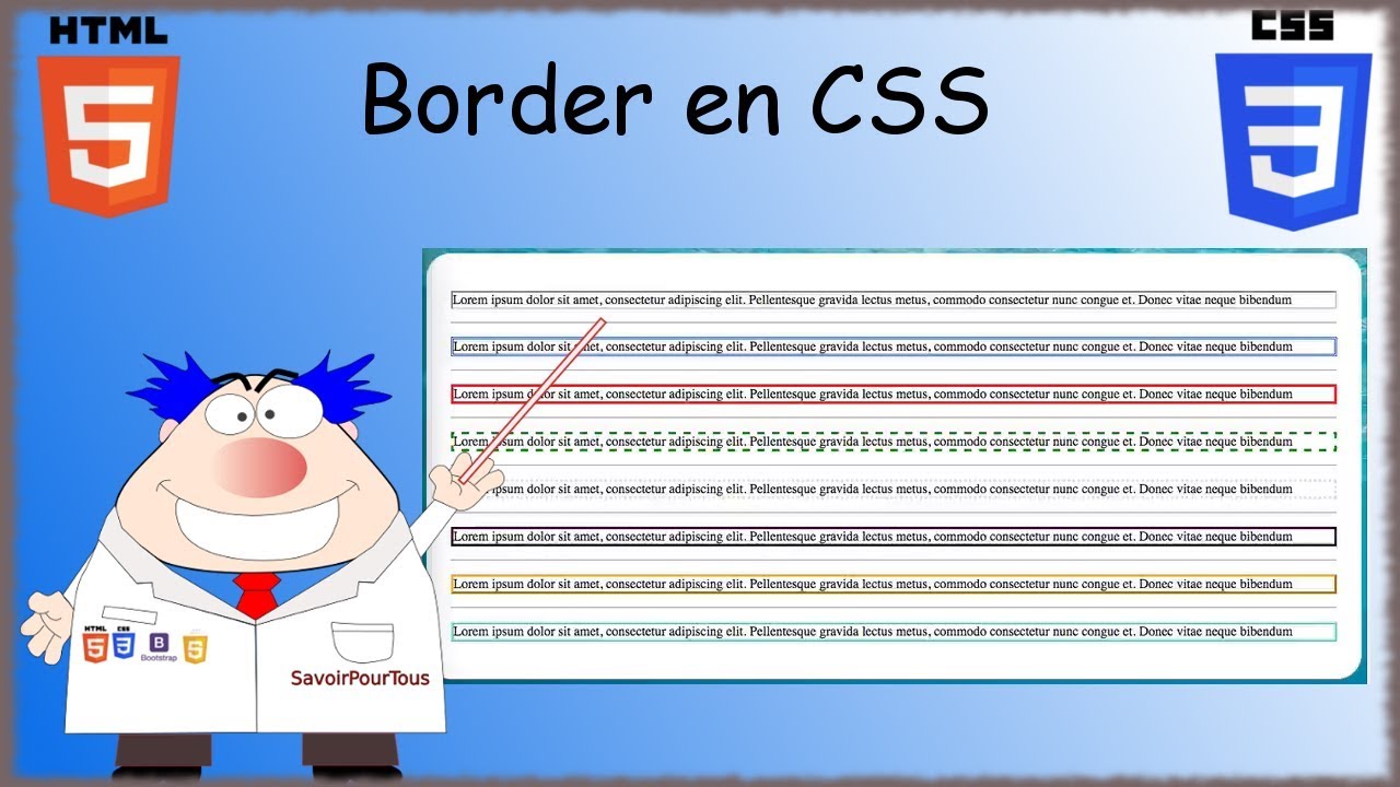 HTML5 / CSS3 - 12 - Border - YouTube