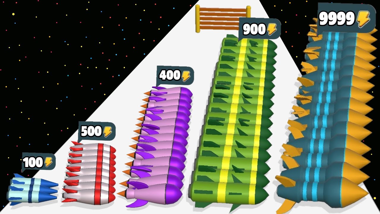 Dynamite Stack Run - Level Up Rocket Max Level Gameplay - YouTube