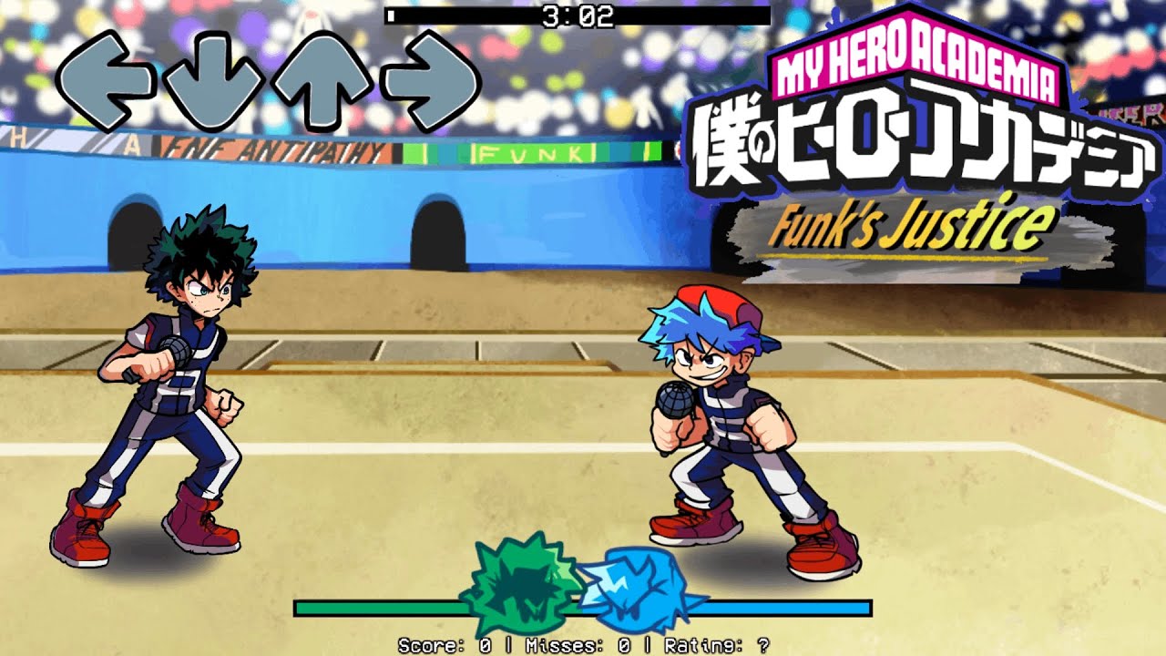 FNF: My Hero Academia – Funk's Justice / VS Deku Friday Night Funkin ...