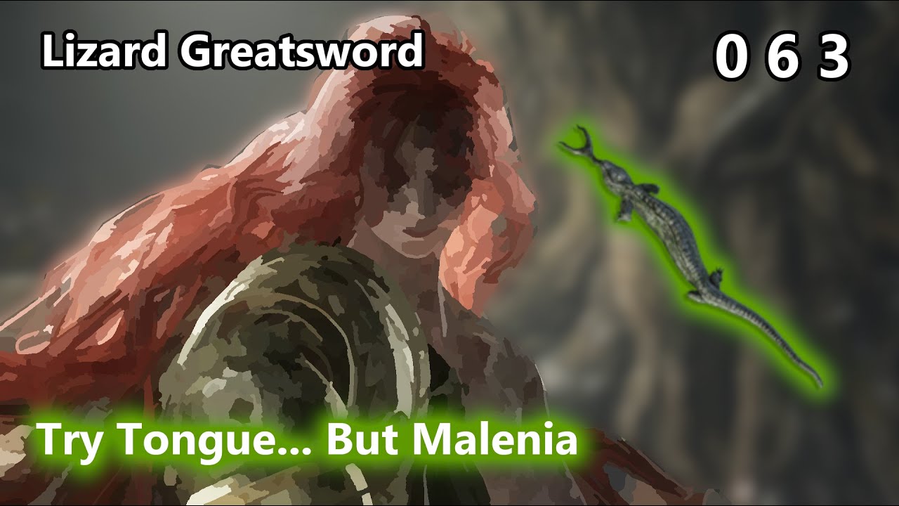 Malenia Arsenal: Lizard Greatsword - Elden Ring - YouTube