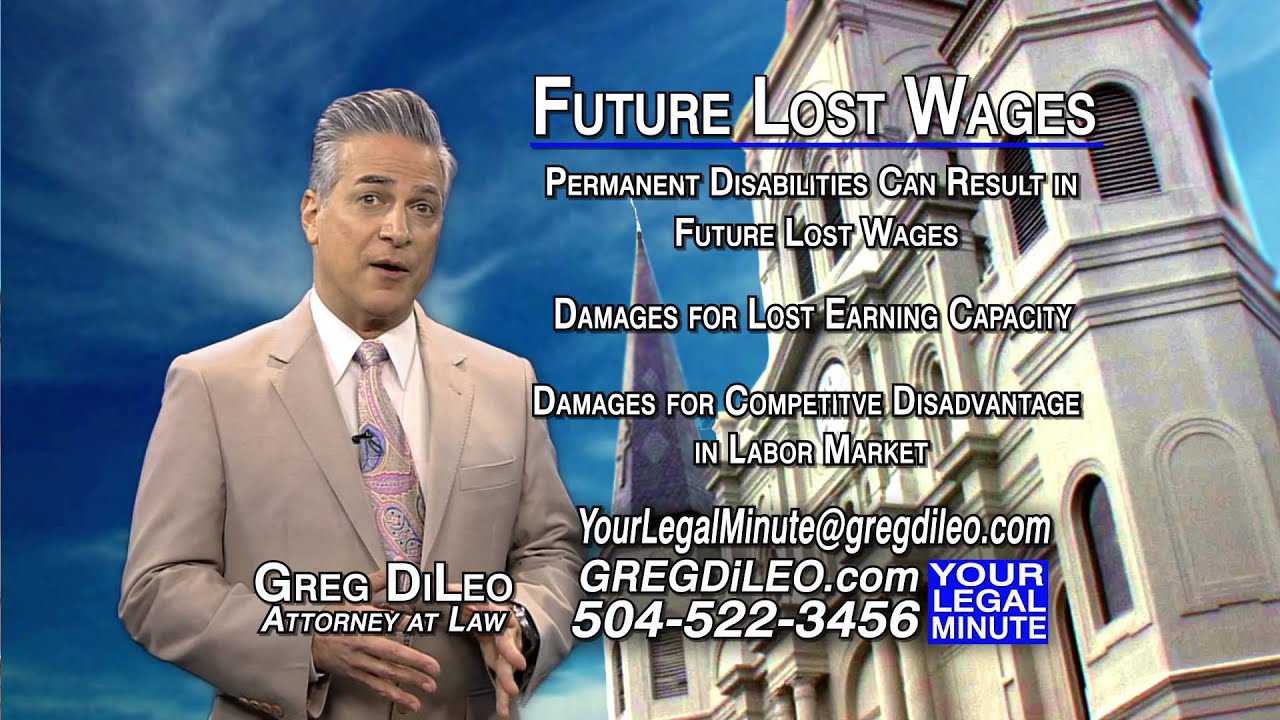 Greg DiLeo Spot - Future Lost Wages - YouTube