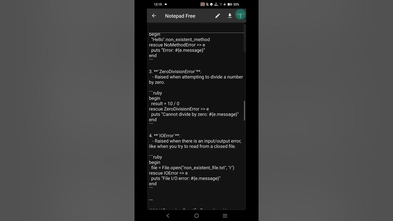 Ruby Exception Handling: A Deep Dive into begin, rescue, and Custom Exceptions - YouTube