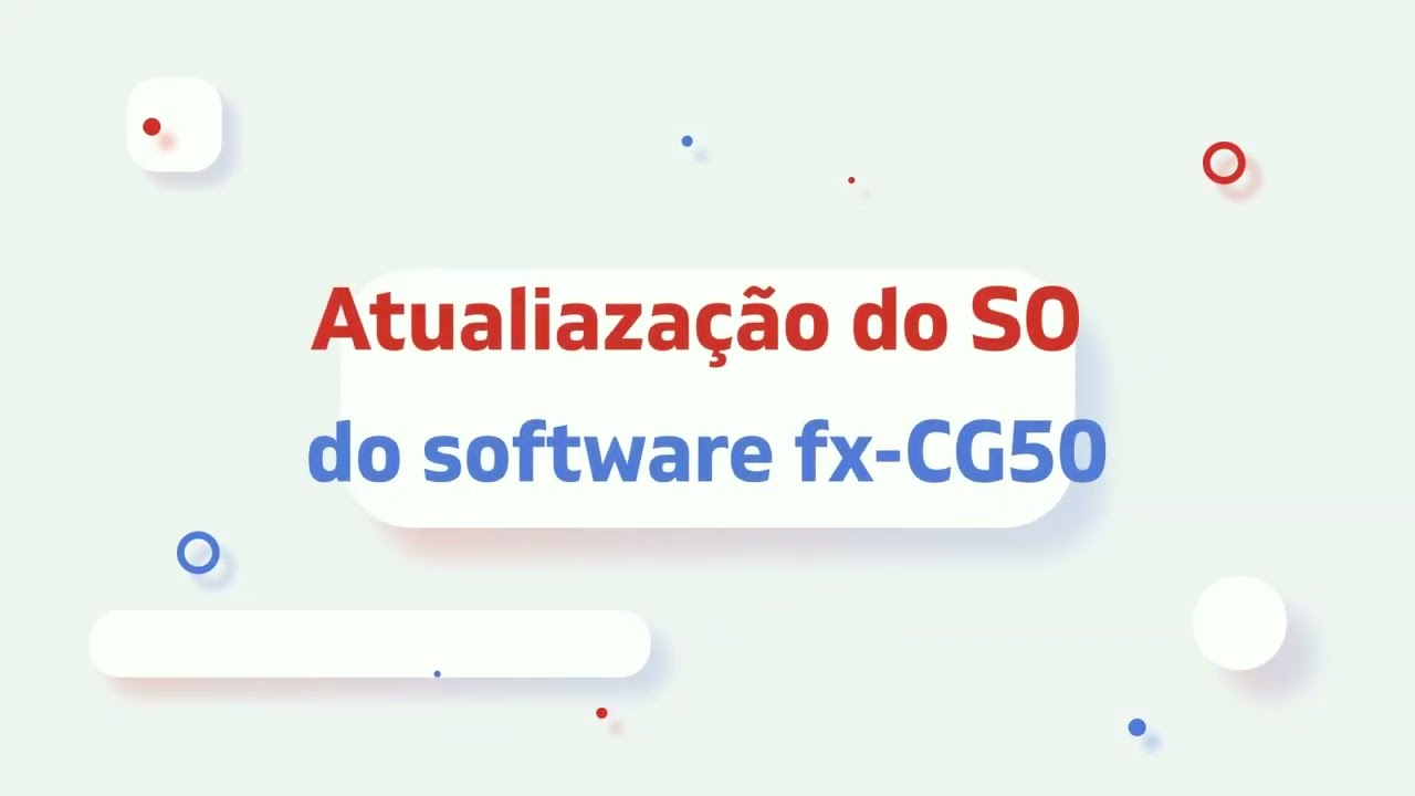 Atualizar o Sistema Operativo do software Manager CG50 - YouTube