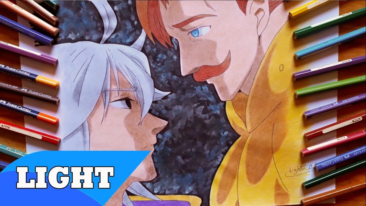 Drawing Escanor Vs Estarossa From The Seven Deadly Sins [NANATSU NO ...