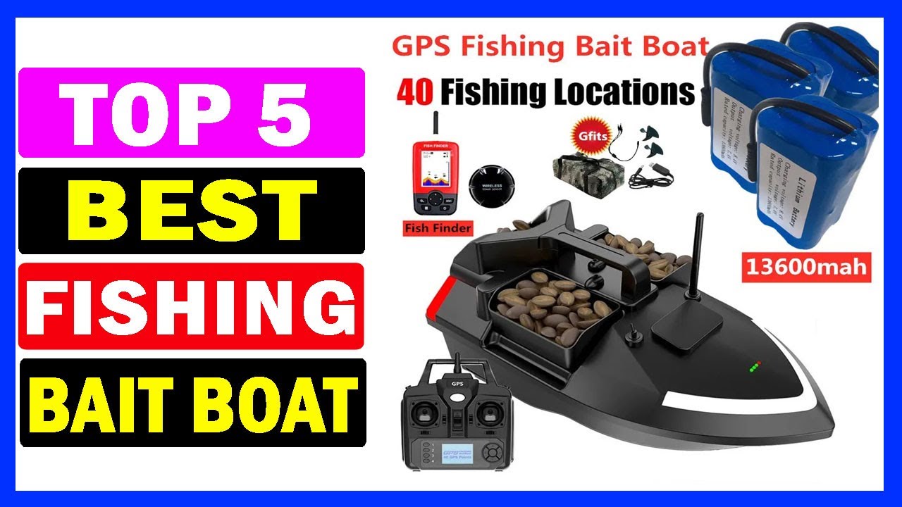 Top 5 Best RC Fishing Bait Boat Of 2024 - YouTube