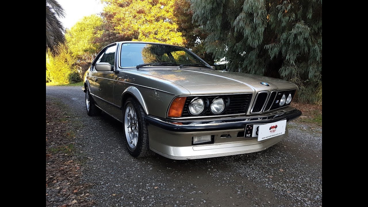 1985 BMW M635 CSi SHARKNOSE - Waimak Classic Cars - New Zealand - YouTube