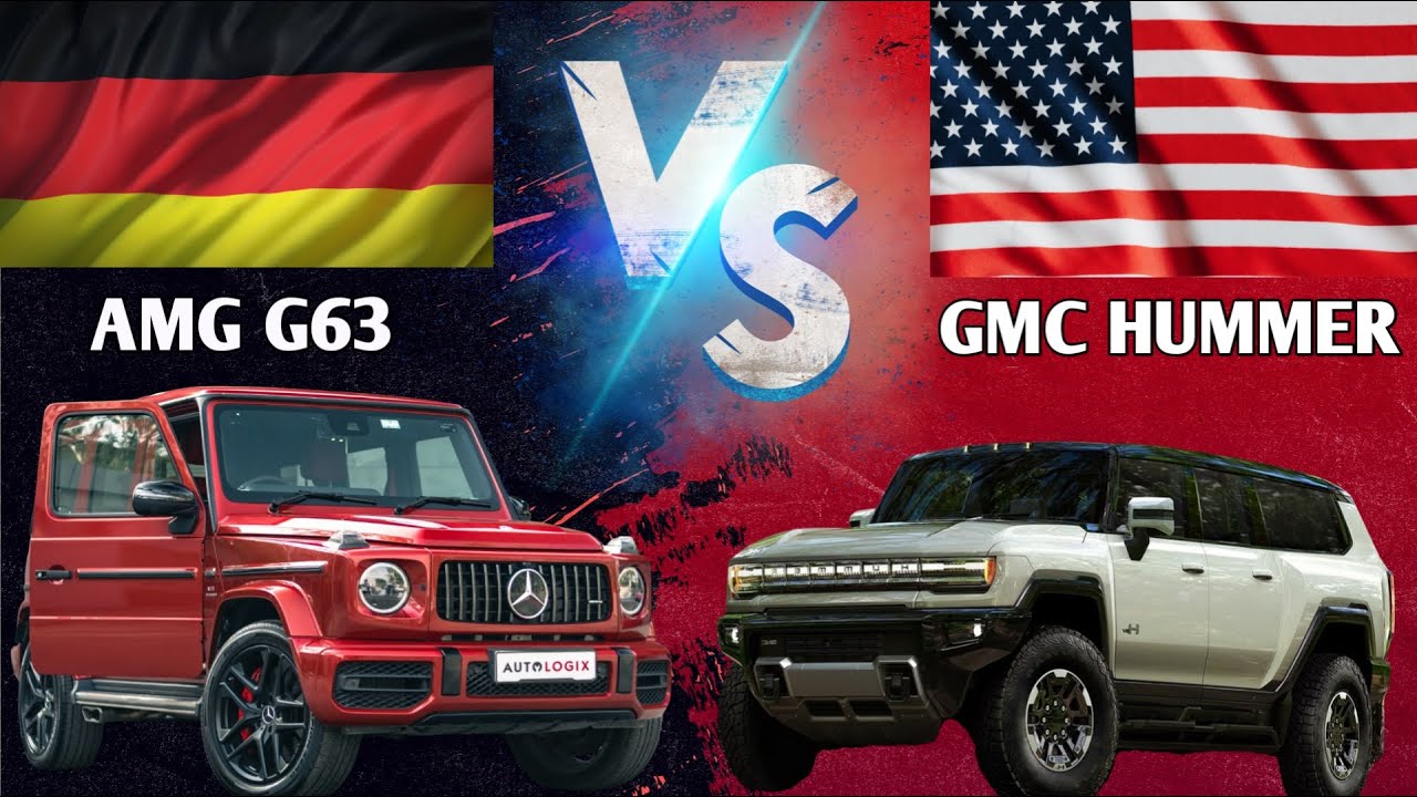 Mercedes AMG G63 VS GMC Hummer EV ! comparing these 2 best American and ...