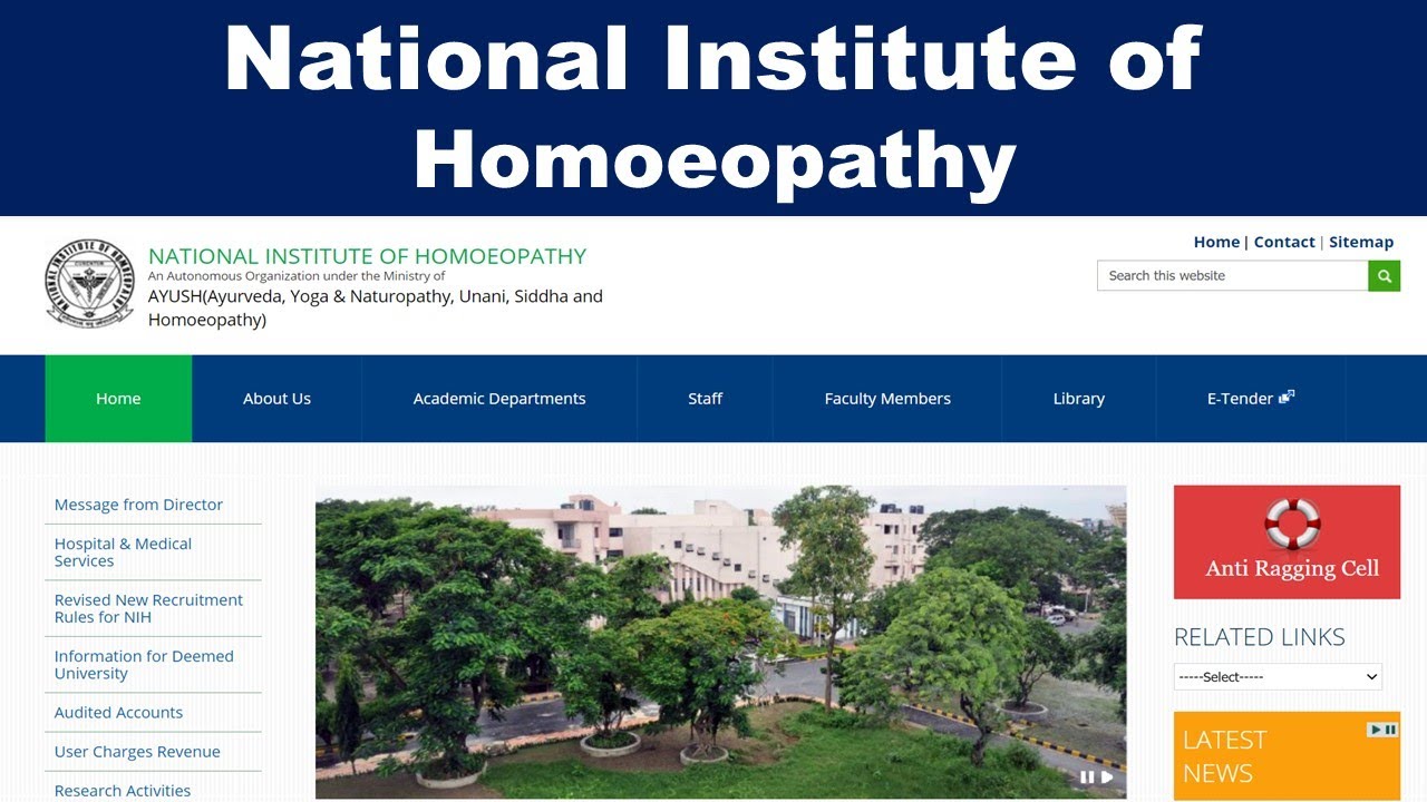 National Institute of Homeopathy || Best Homeopathy College || NIH ...