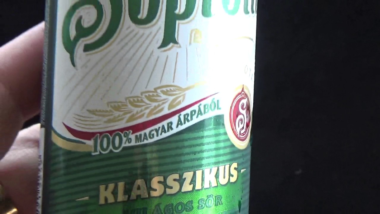 Soproni Hungarian Beer - YouTube