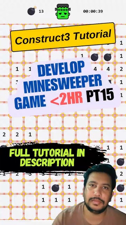 How To Make Minesweeper Game in Construct 3 | Pt15 #shorts #gamedevelopment #minesweeper - YouTube