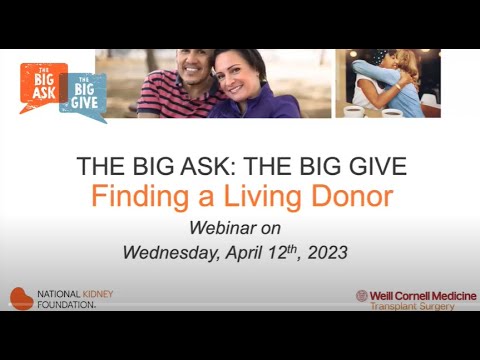 Finding a Living Kidney Donor - YouTube
