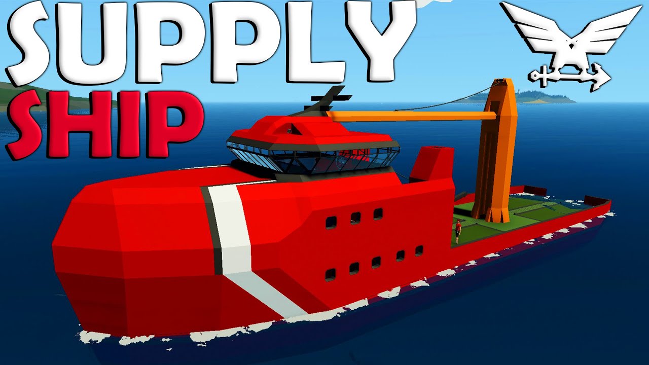 Stability Issues & Crane - Supply Ship Build - Stormworks Build and ...