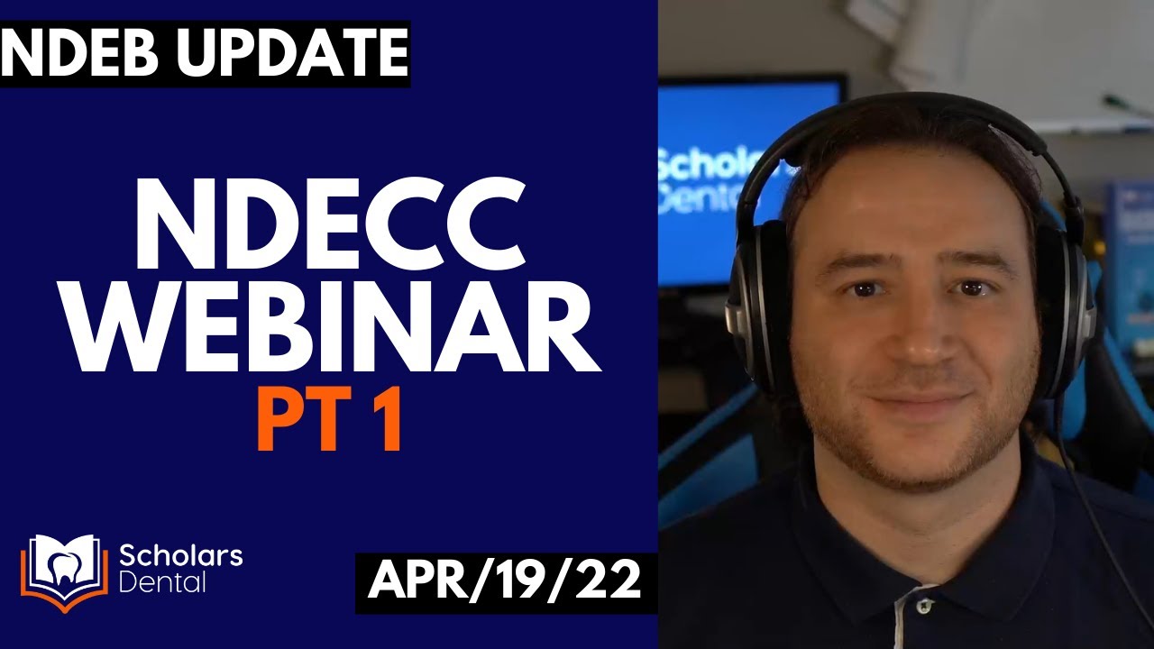 NDECC Webinar Explanation Pt 1 | NDEB Update - YouTube