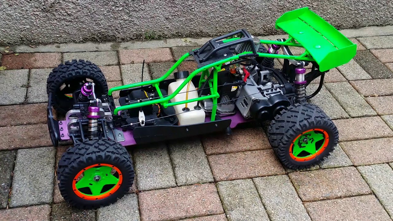 1/5th 26cc Aowei Yama Buggy - YouTube