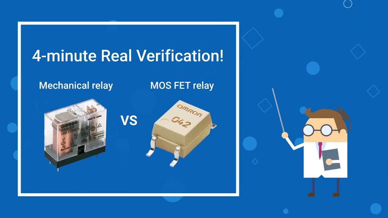 4-minute Real Verification! Mechanical relay vs MOS FET relay - YouTube