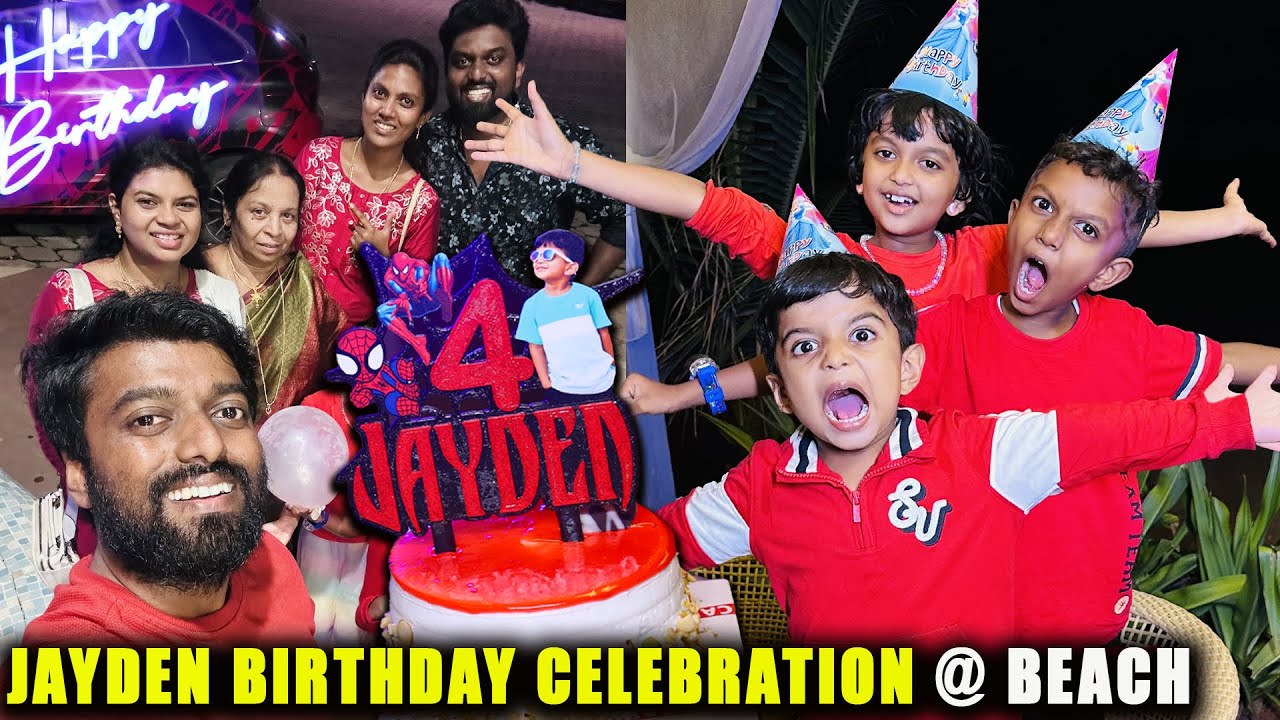 JAYDEN'S Birthday Celebration with SPIDERMAN at BEACH - Sea Thru Diner ...