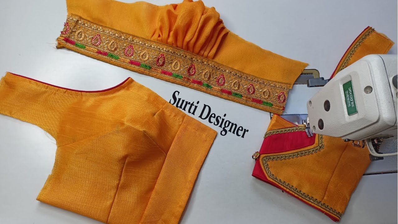 Sada blouse cutting and stitching || Sada blouse kaatne ka tarika || 4 ...