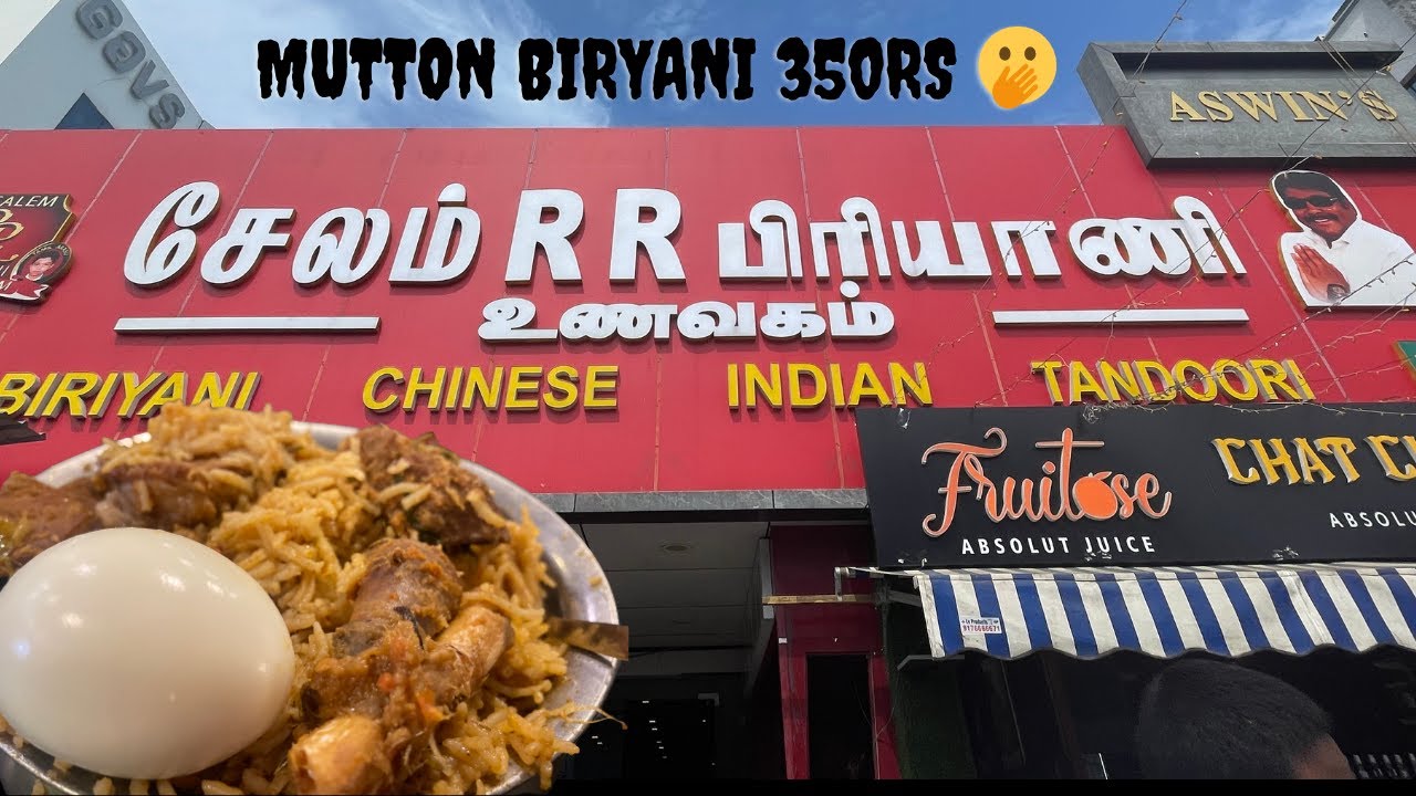 Salem RR Biryani in Chennai Sholinganallur | Salem RR biryani review ...