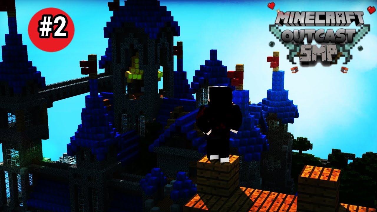 I built a Castle in outcast SMP... - YouTube
