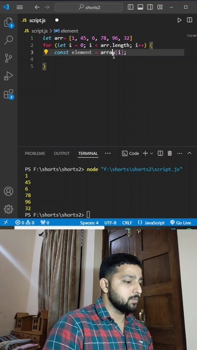 Three ways to print an array #google #facebook #instagram #array #forloop #ezsnippet # ...