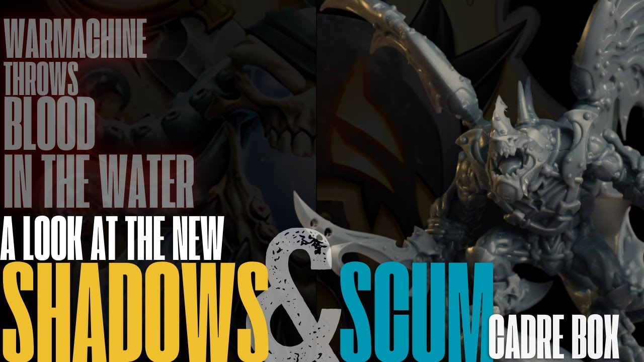Blood in the Water! Chumming it up with WarMachine's new Shadows & Scum Box - YouTube