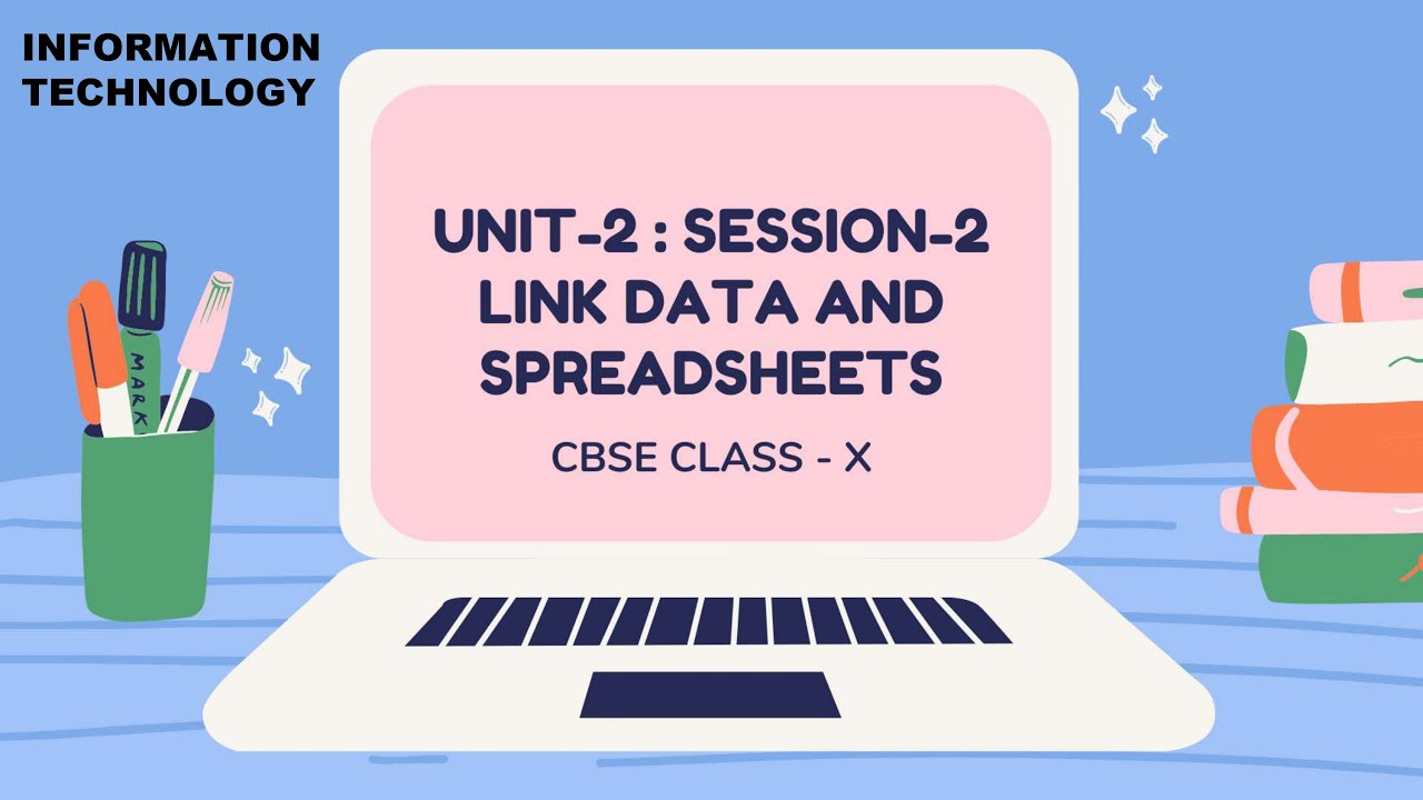 Session 2 Link Data And Spreadsheets Class10 Cbse Libreoffice It 402 Unit 2 Youtube