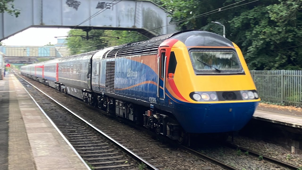 125 groups HST 1Z43 Newcastle to Chester @ Hazel Grove 03/08/2024 - YouTube