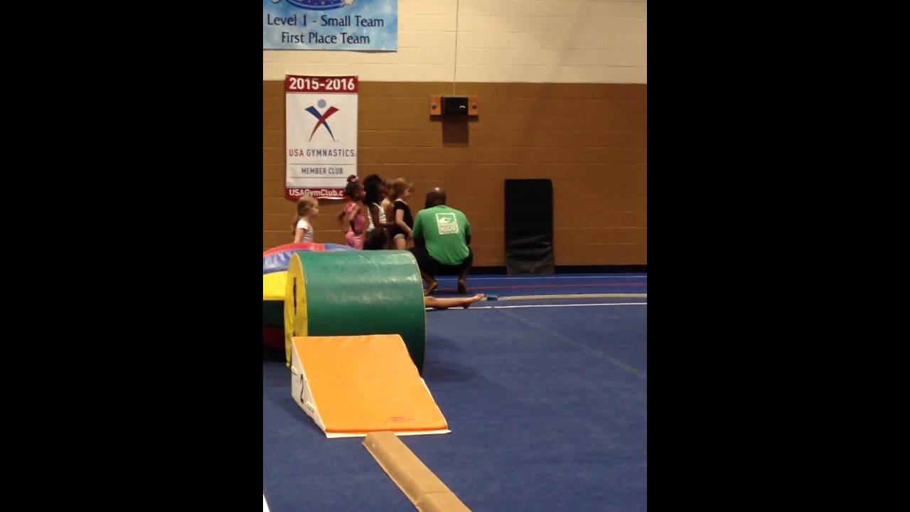 Gymnastics and wardrobe malfunction - YouTube