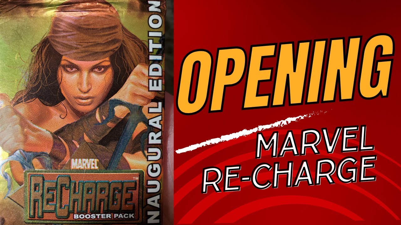 Marvel Re-Charge "Pack" Opening - YouTube