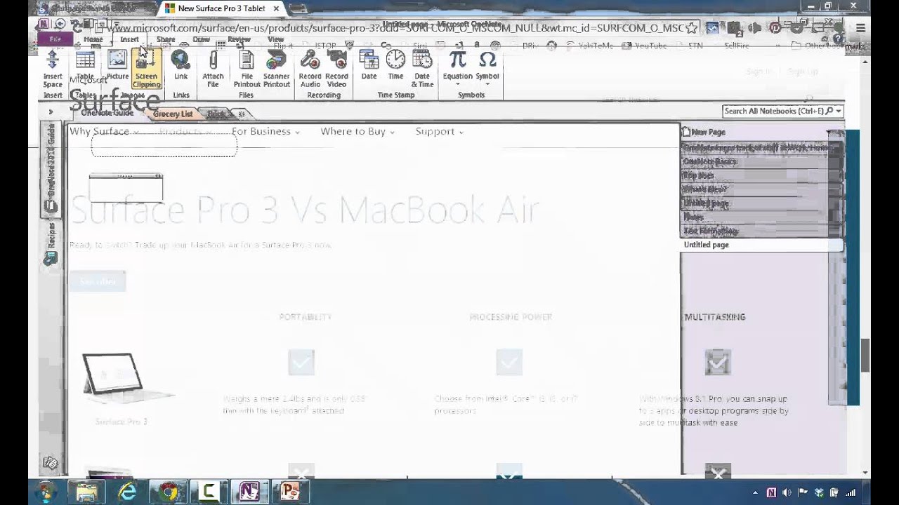 How to Add and Insert a Webpage Screen Clipping Capture in Microsoft ...