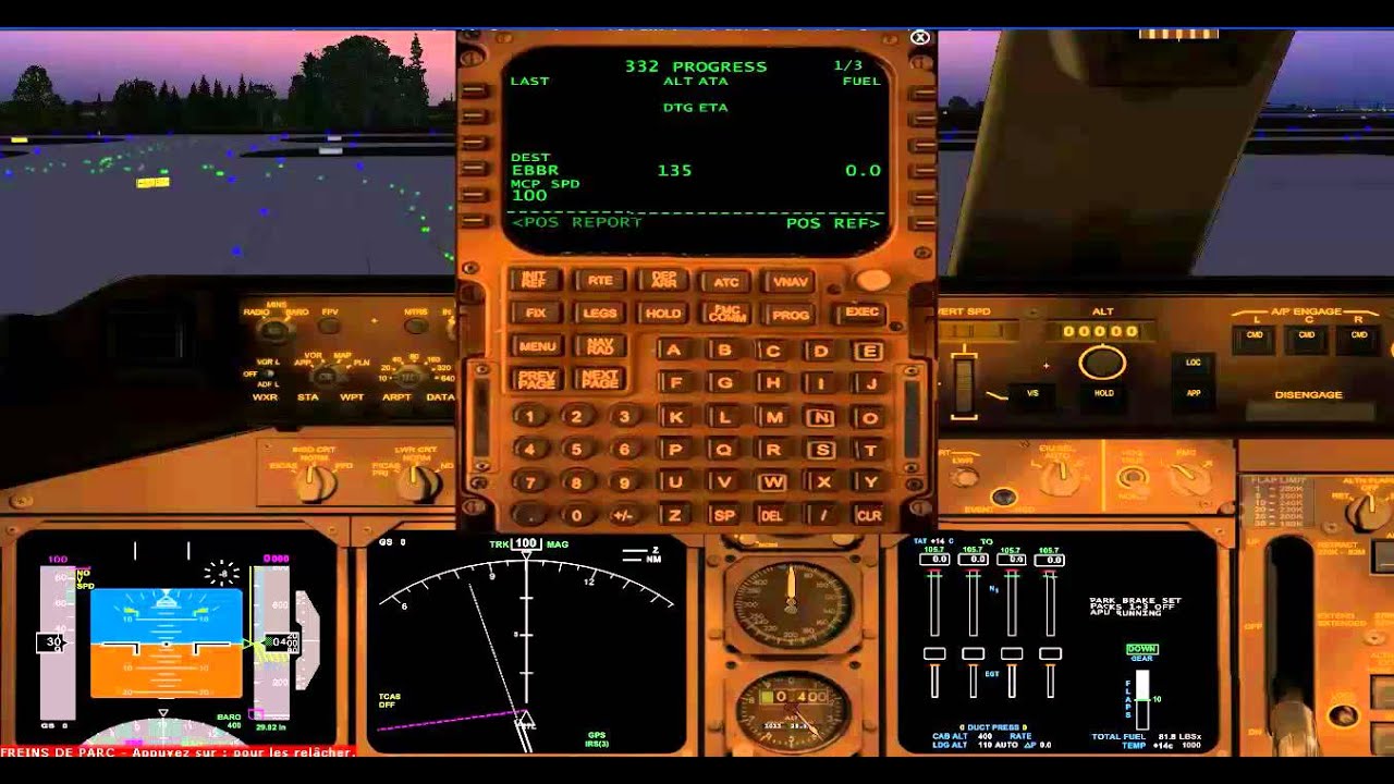 FSX PMDG 747 Professional Paris to Brussels Part 1 - YouTube