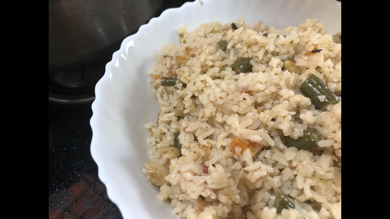 Making of birinji rice with coconut 🥥 milk 🥛 😋 - YouTube