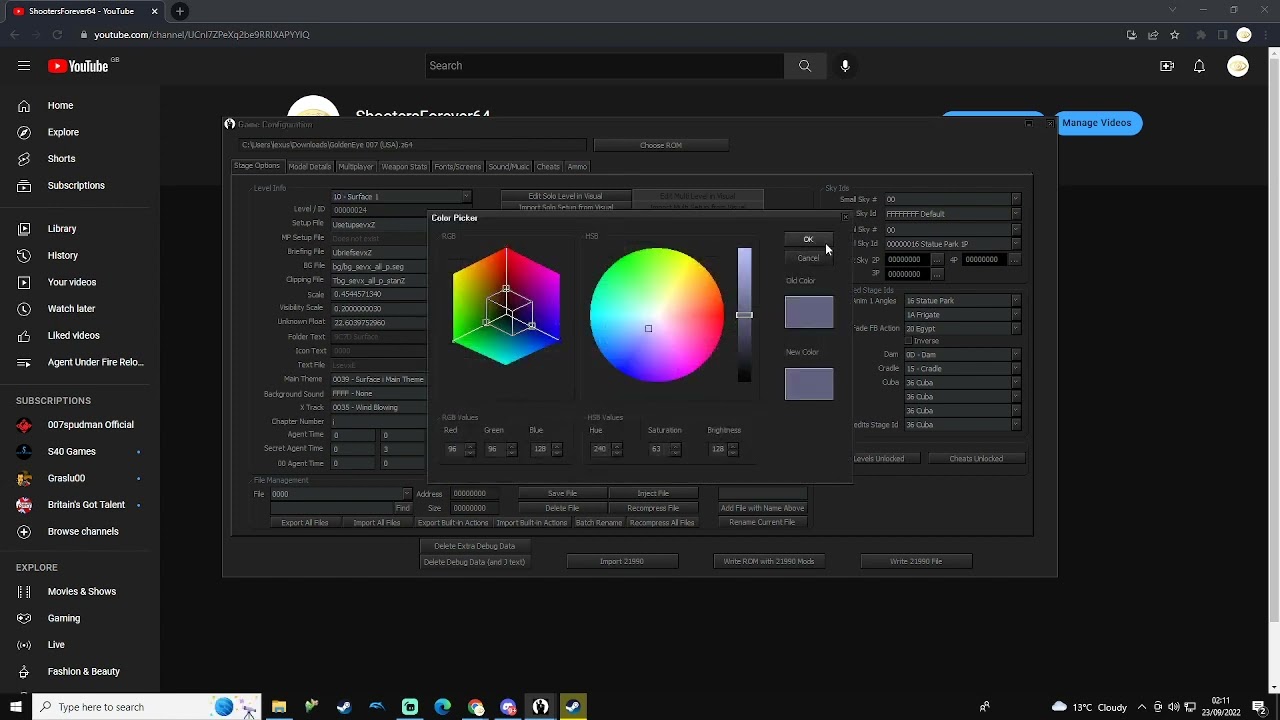 Goldeneye Setup Editor Tutorial #1 - Skybox editing - YouTube