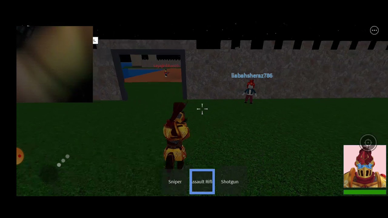 blue and red gun game in roblox - YouTube
