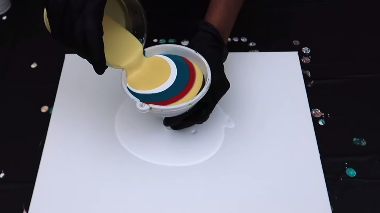 Easy Acrylic Pouring Techniques | Abstract Fluid Art - YouTube
