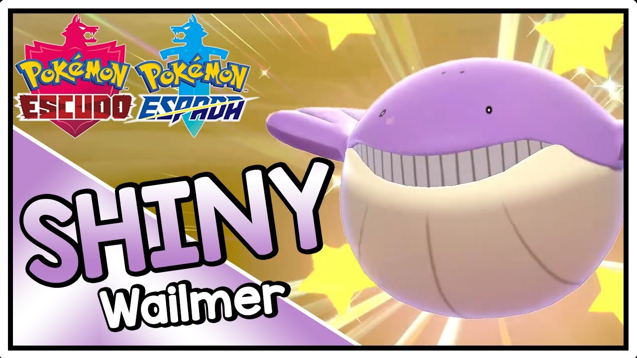 WAILMER SHINY Masuda 55 POKEMON ESPADA - YouTube