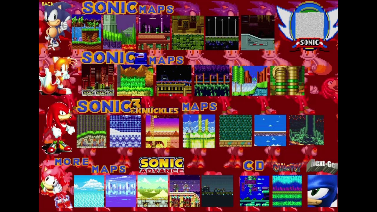 Mega Man And Sonic Scene Creator