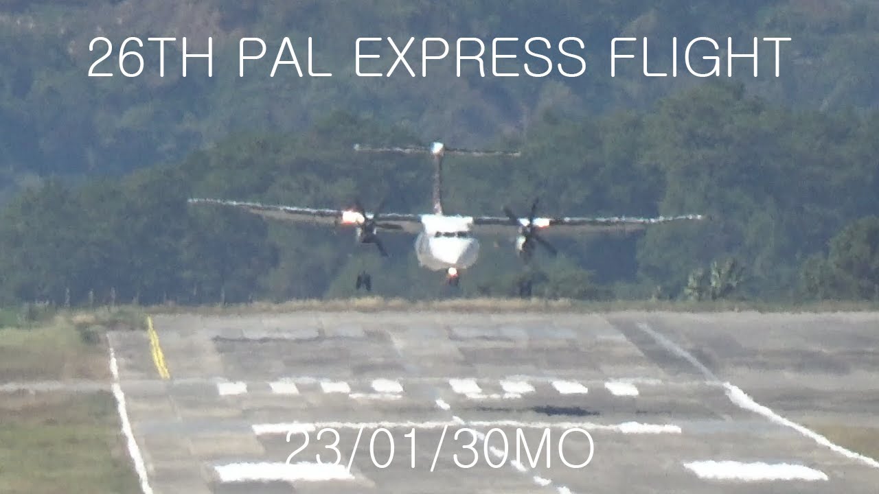 23/01/30 PAL Express Q400 Landing & Taking off at Loakan Airport in ...