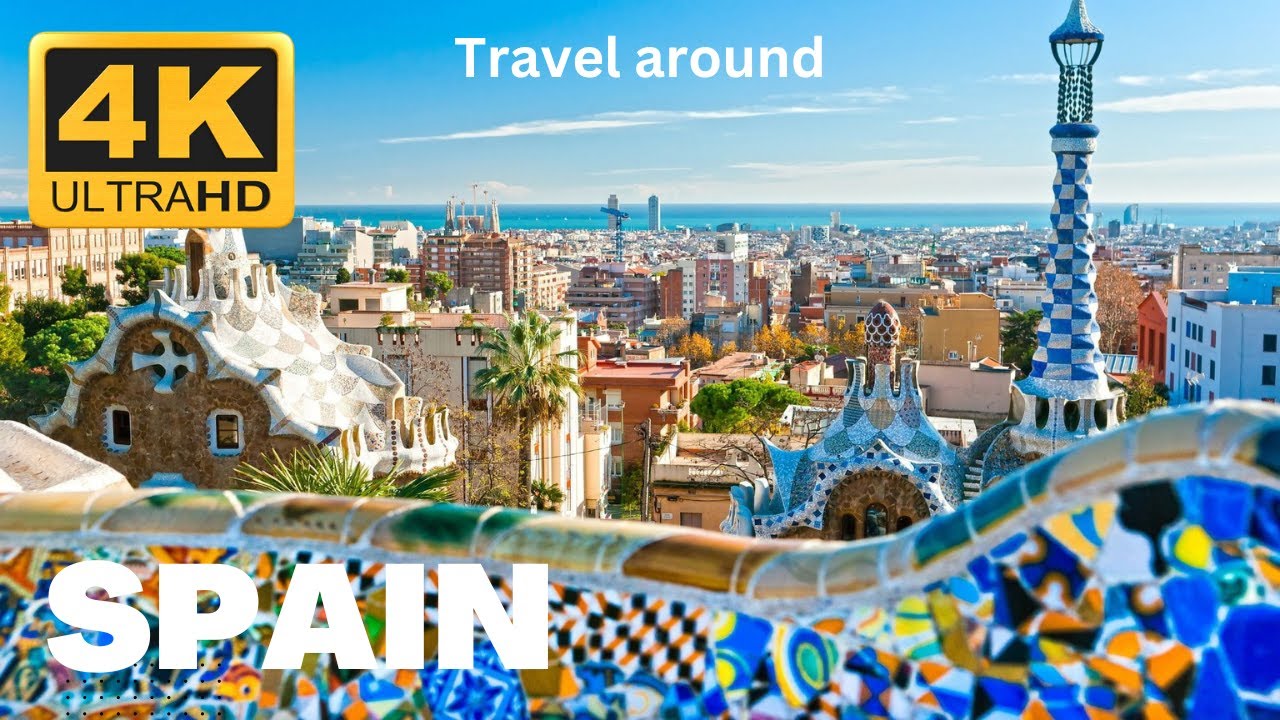 FLYING OVER SPAIN (4K UHD)- Peaceful Music With Beautiful Scenery To ...