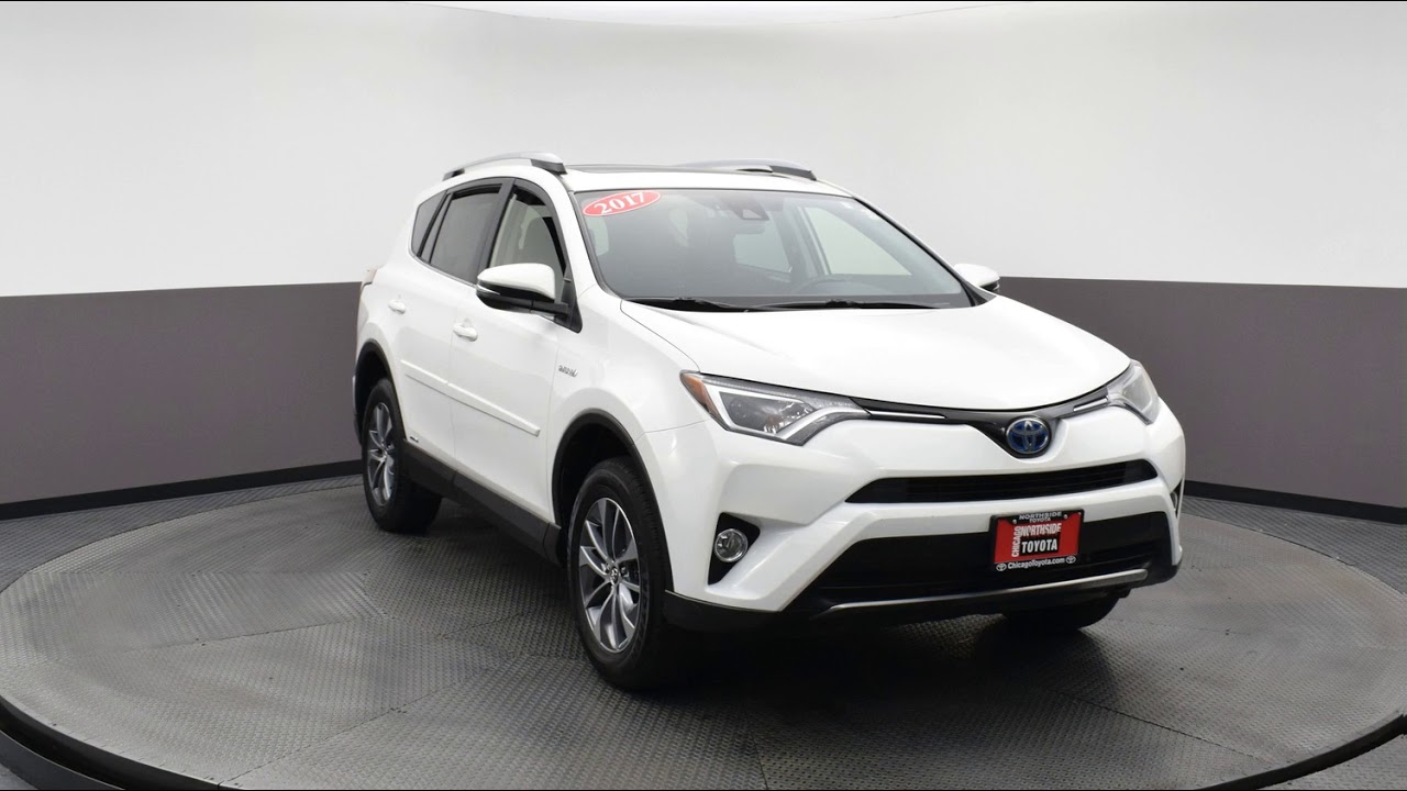 2017 White Toyota RAV4 Hybrid Sport Utility #N22305A - YouTube